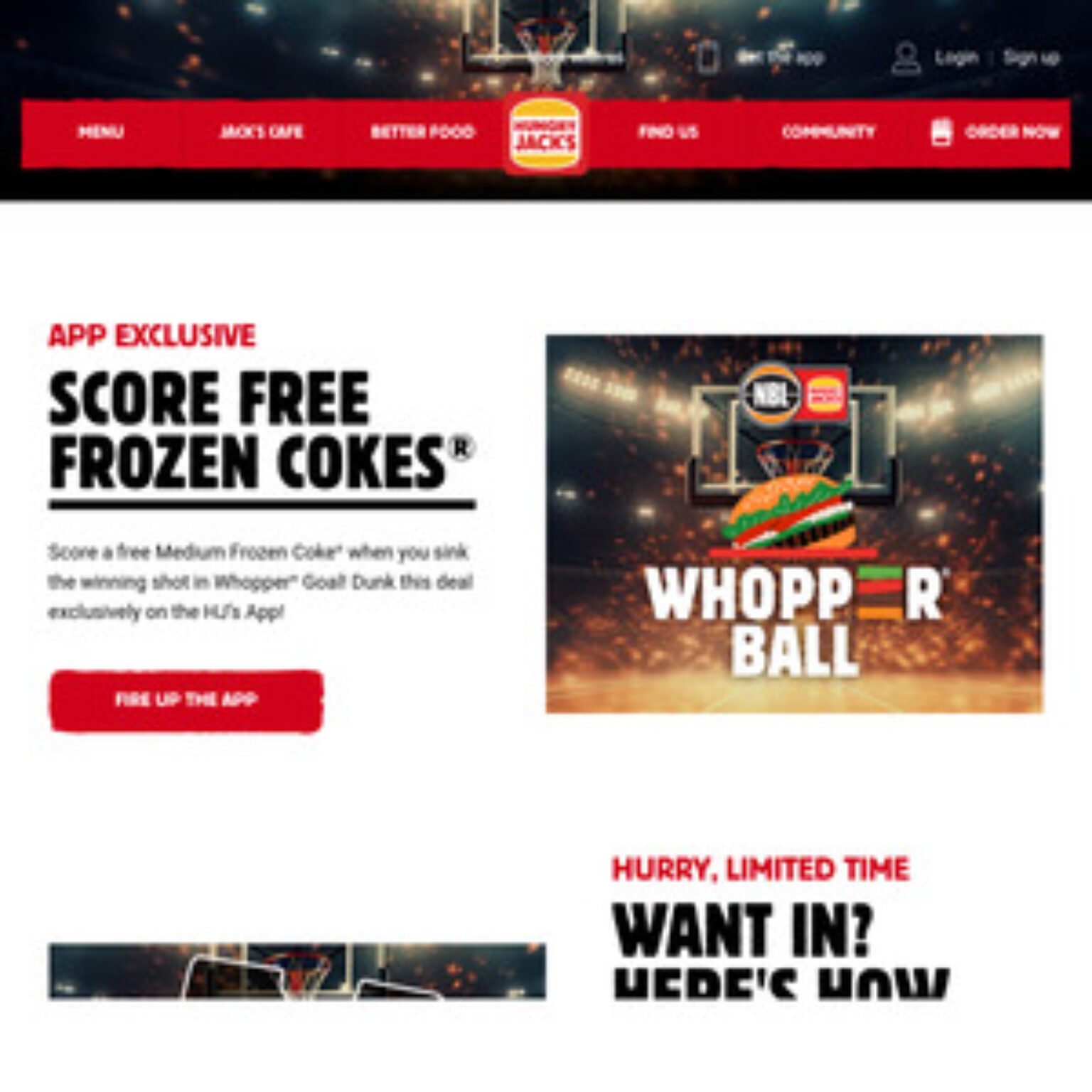 Free Medium Frozen Coke/Fanta (Daily) by Playing Whopper Ball Game ...
