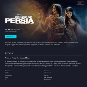 [SUBS] Prince of Persia: The Sands of Time @ Disney+ – Dollaroo