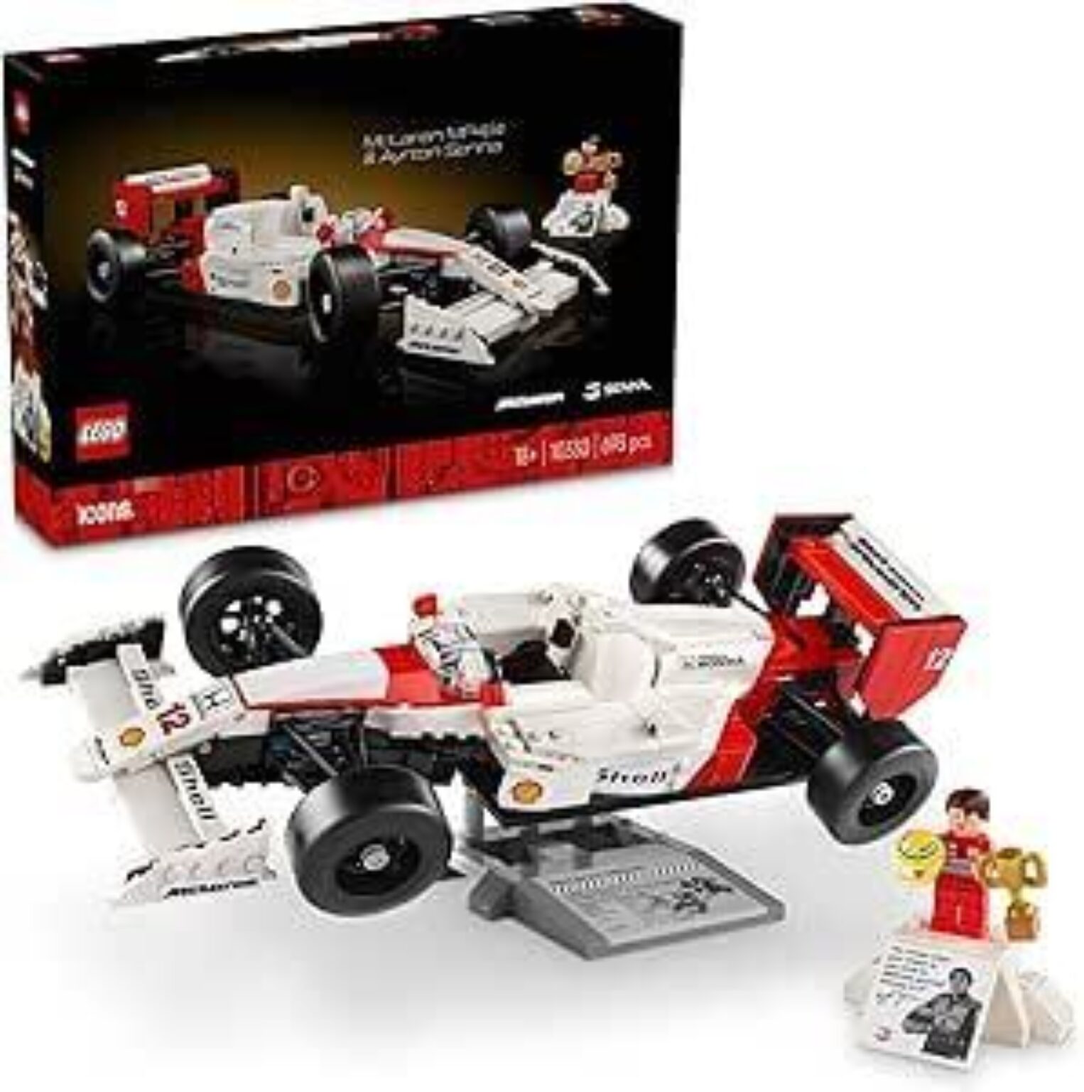LEGO Icons Mclaren MP4/4 & Ayrton Senna 10330 $65.99 Delivered @ Amazon ...
