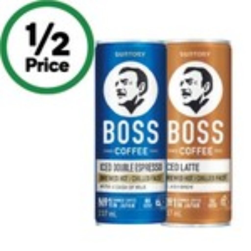 Boss Iced Coffee 237ml $1.90 @ Woolworths – Dollaroo