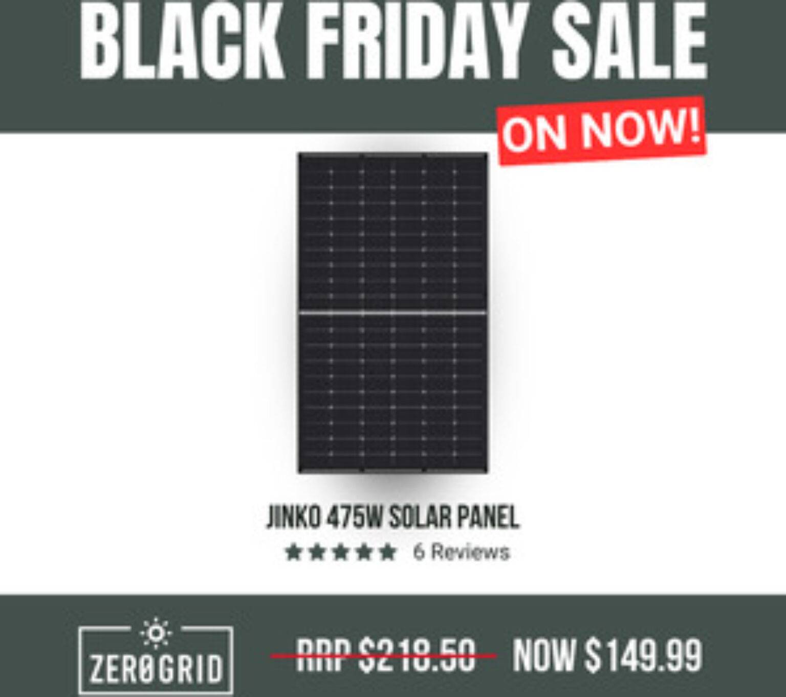 Jinko 475W Tiger Neo Solar Panel $149.99 (Was $218.50) + Delivery ...